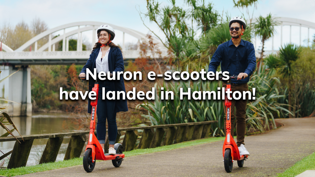 Neuron e-scooters have landed in Hamilton! : Neuron Mobility